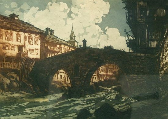 Peter Morozov | The old bridge in Gabrovo | MutualArt