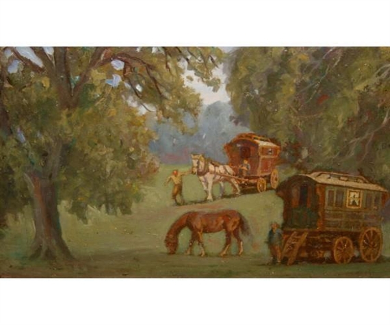 Geoffrey Mortimer | Romany Caravans | MutualArt