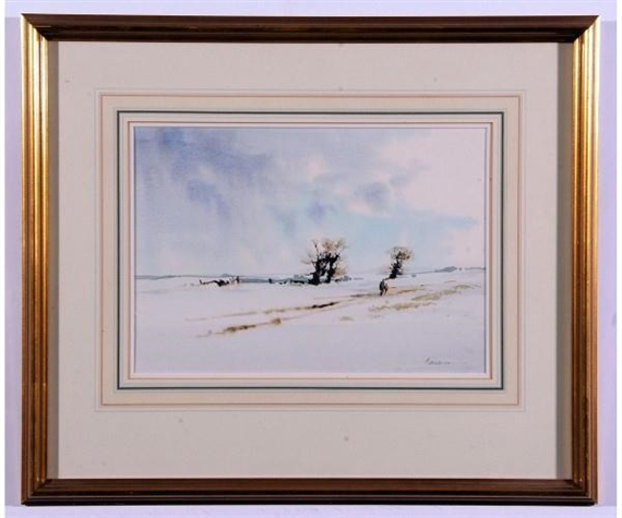 Philip Gardner | Snow in Norfolk | MutualArt