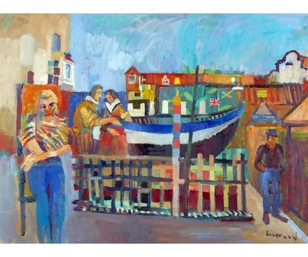 Derek Inwood | Elizabethan Couple in Sheringham Setting | MutualArt