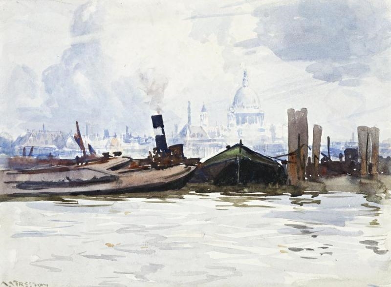 Arthur Streeton | The Wave (1914) | MutualArt