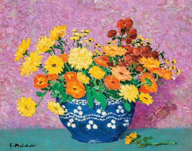 Gari Melchers | Still Life with Flowers | MutualArt