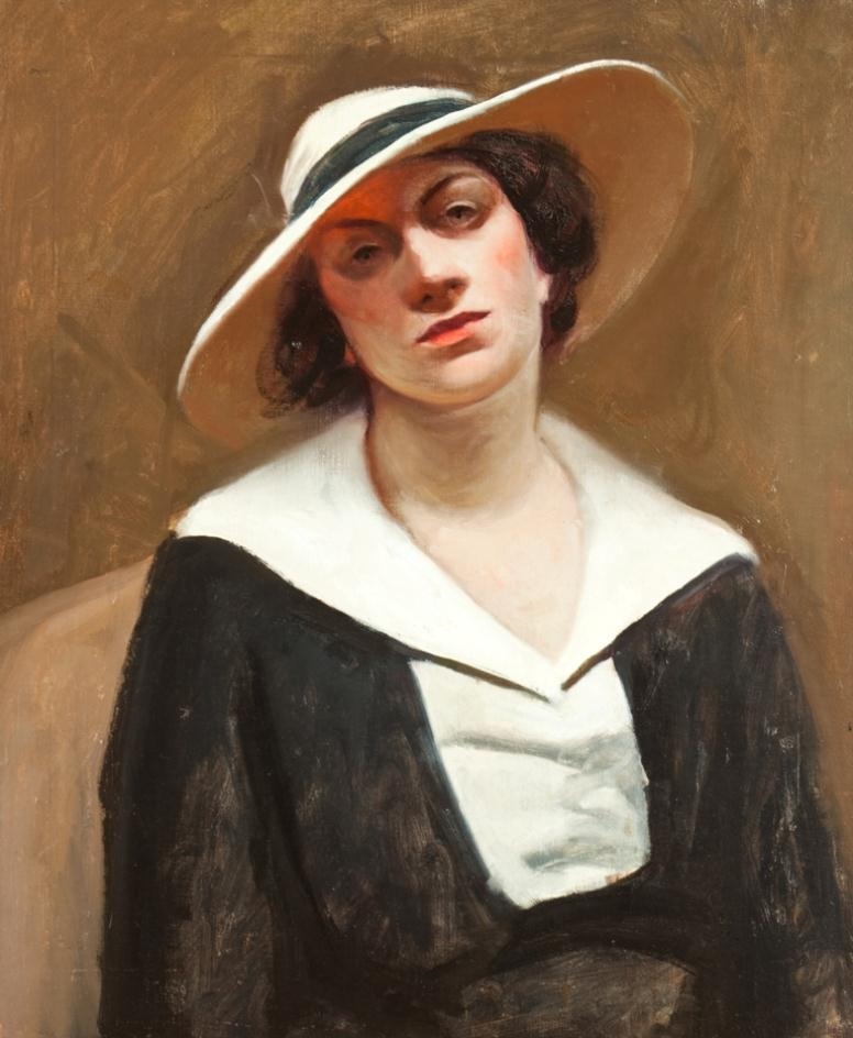 Edward Hopper | Portrait of Alta Hilsdale (1904 - 1914) | MutualArt