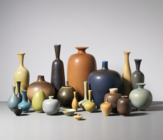 Berndt Friberg | Group of twenty-three vases (1960s - 1970s) | MutualArt