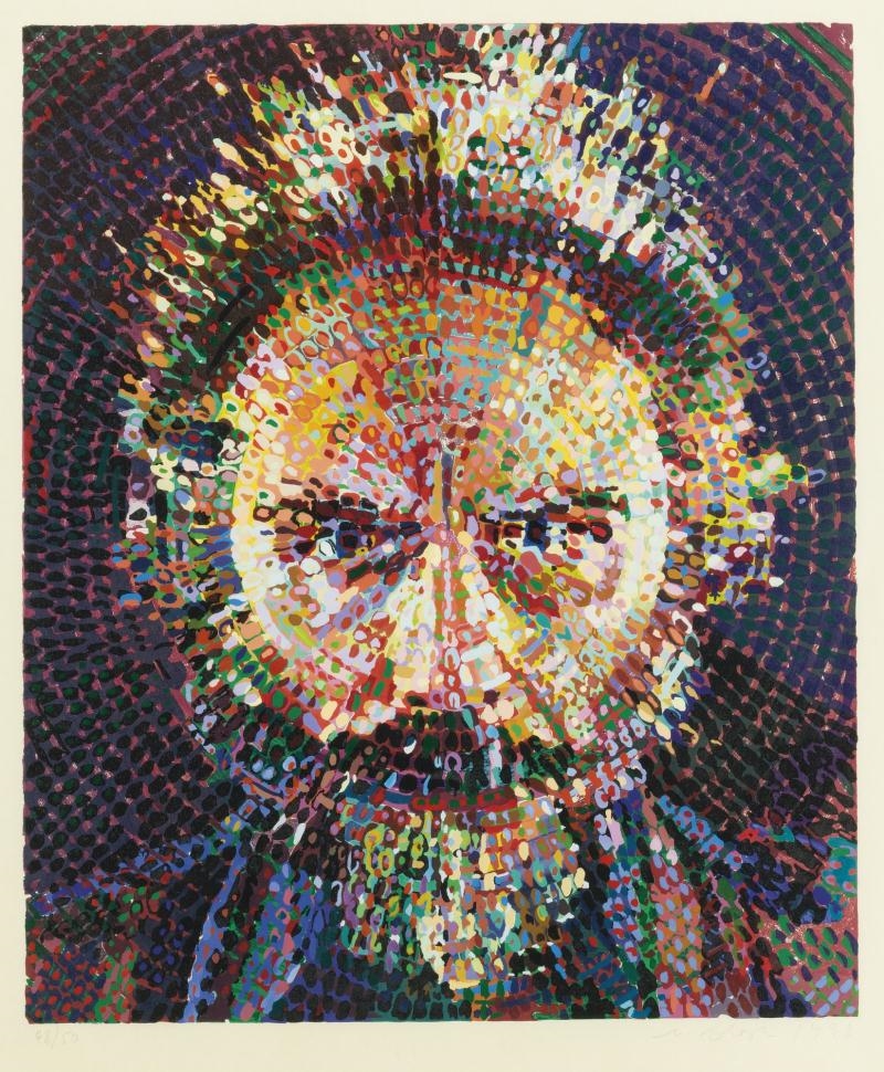 Chuck Close | LUCAS (1993) | MutualArt