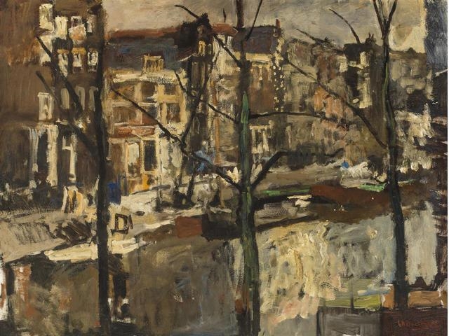 George Hendrik Breitner | The Singel, Amsterdam (1912) | MutualArt