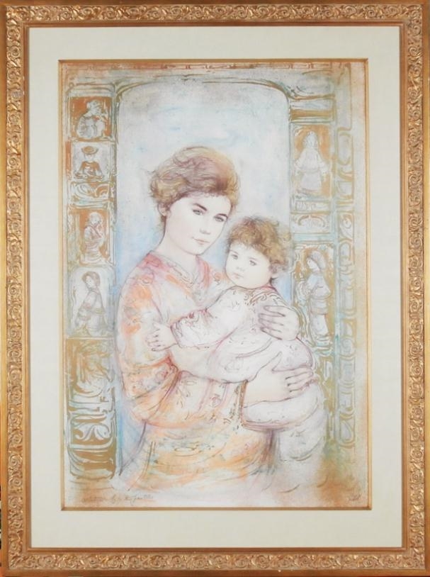 Edna Hibel | Mother and child | MutualArt