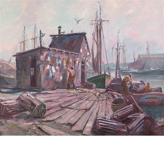 Emile Albert Gruppe | The Lobster Shack | MutualArt