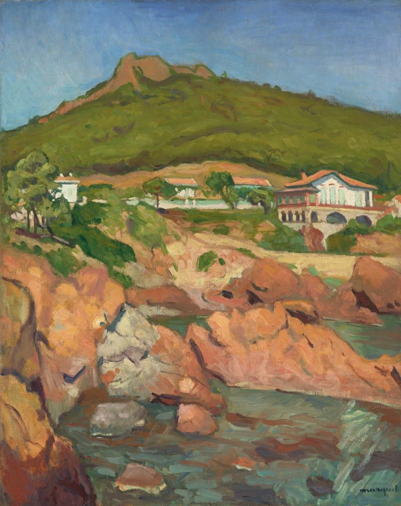 Albert Marquet | VUE D'AGAY, LES ROCHES ROUGES (1905) | MutualArt