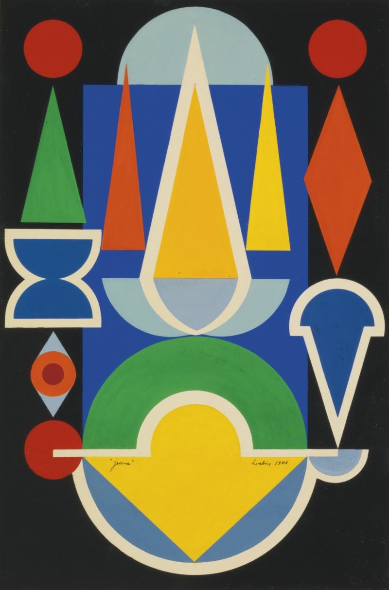 Auguste Herbin | JAUNE (1946) | MutualArt