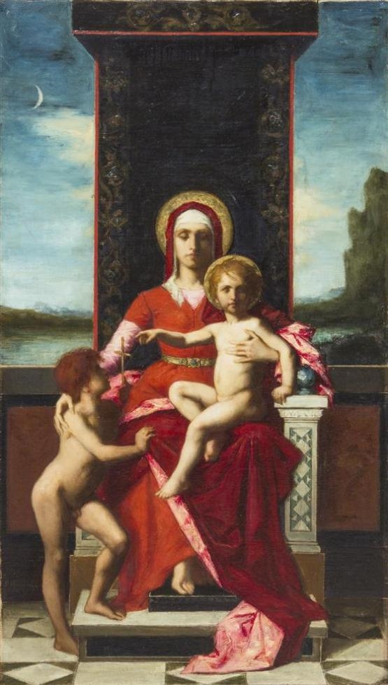 Jacques-Ferdinand Humbert | The Virgin and Child with St. John the ...