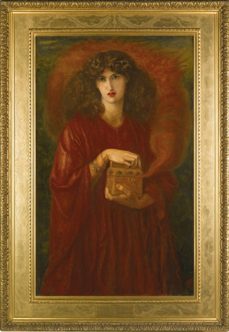 Dante Gabriel Rossetti | PANDORA (1871) | MutualArt