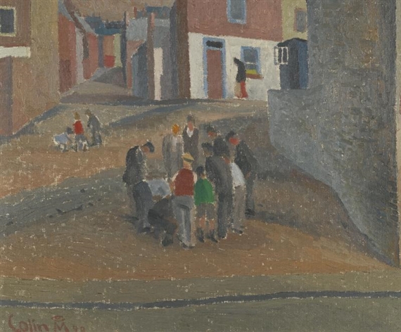 Colin Middleton | BELFAST STREET SCENE (1940) | MutualArt
