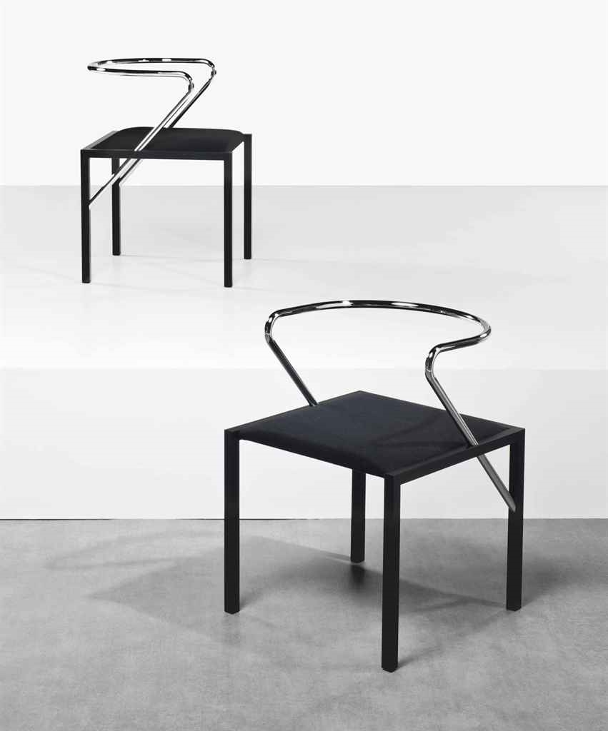 Shiro Kuramata | Bar stool, model no. R301, designed for the Lucchino ...