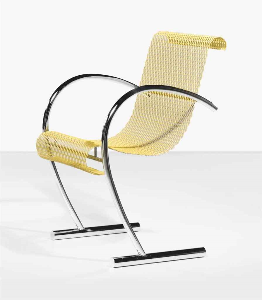 Shiro Kuramata | Bar stool, model no. R301, designed for the Lucchino ...