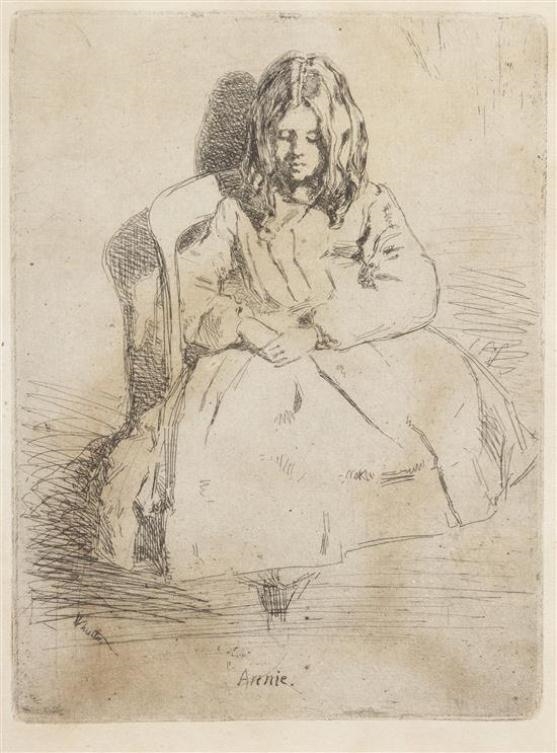 James Abbott McNeill Whistler | Annie Seated | MutualArt