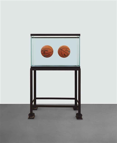 Jeff Koons | Two Ball Total Equilibrium Tank (Spalding Dr. J Silver ...