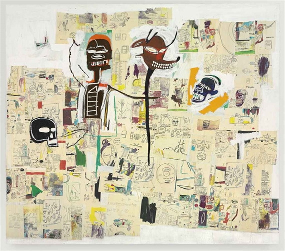 Jean-Michel Basquiat | Peter and the Wolf (1985) | MutualArt