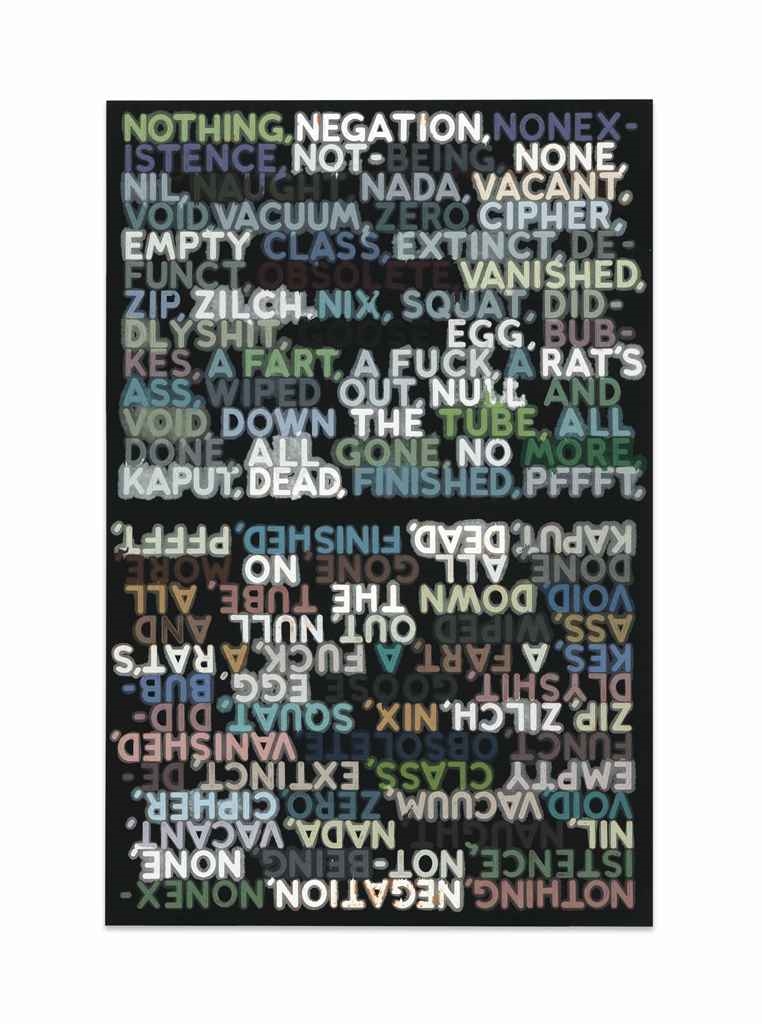 Mel Bochner | Nothing/Nothing (2006) | MutualArt