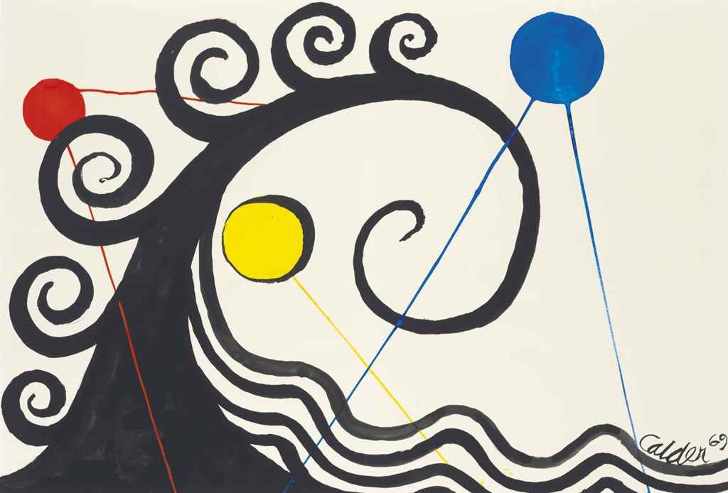 Alexander Calder | Angled Spiral (1969) | MutualArt