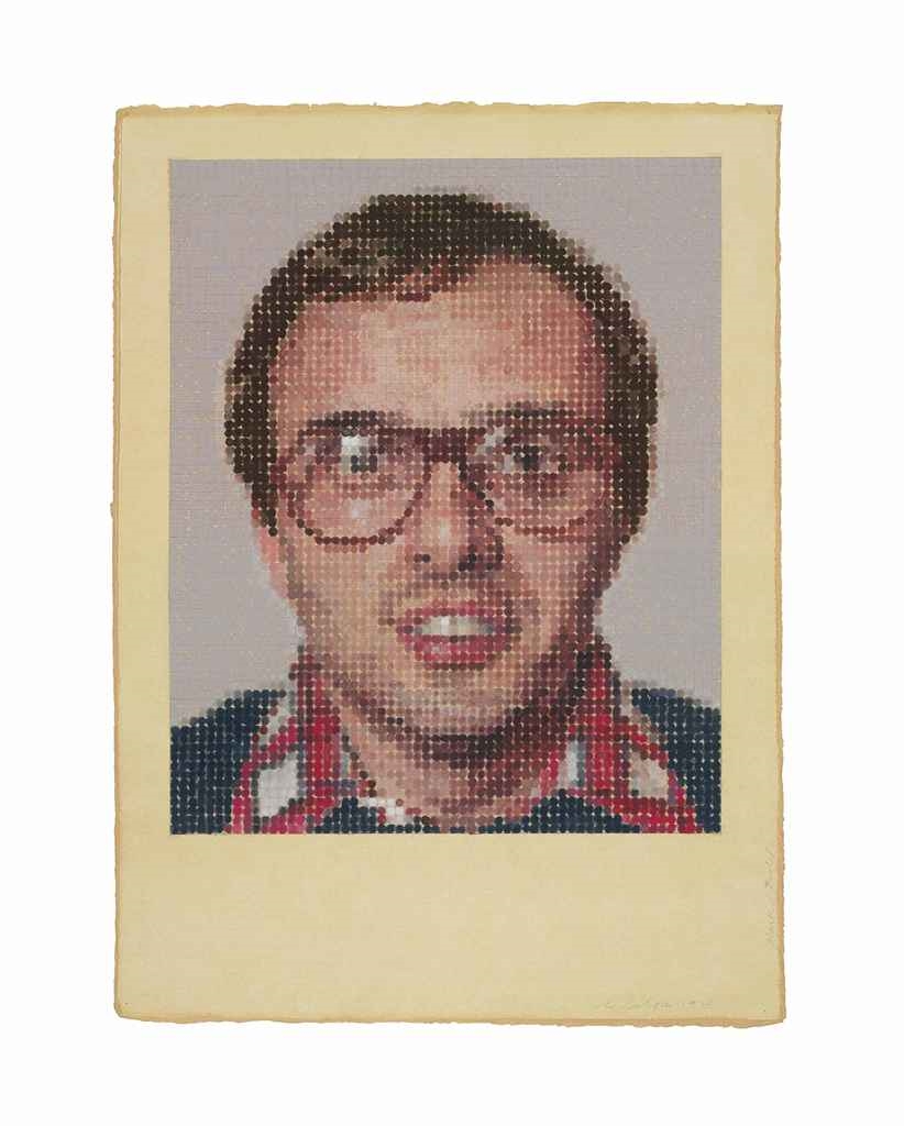 Chuck Close | Mark/Pastel (1977) | MutualArt