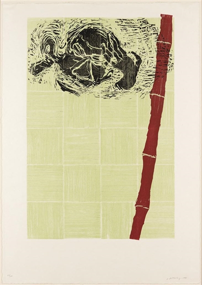 Susan Rothenberg | Red Bamboo (1991) | MutualArt