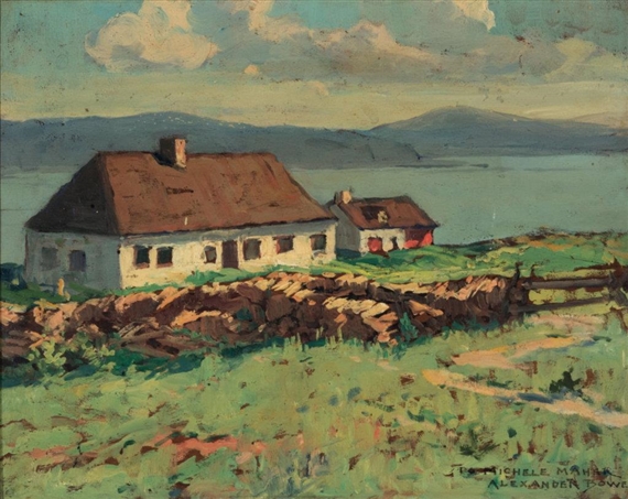 Alexander Bower | Cottage on the River | MutualArt