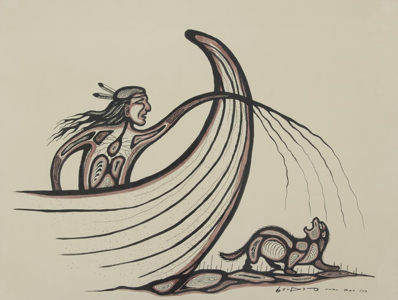 Carl Ray | Medicine Fox (1977) | MutualArt