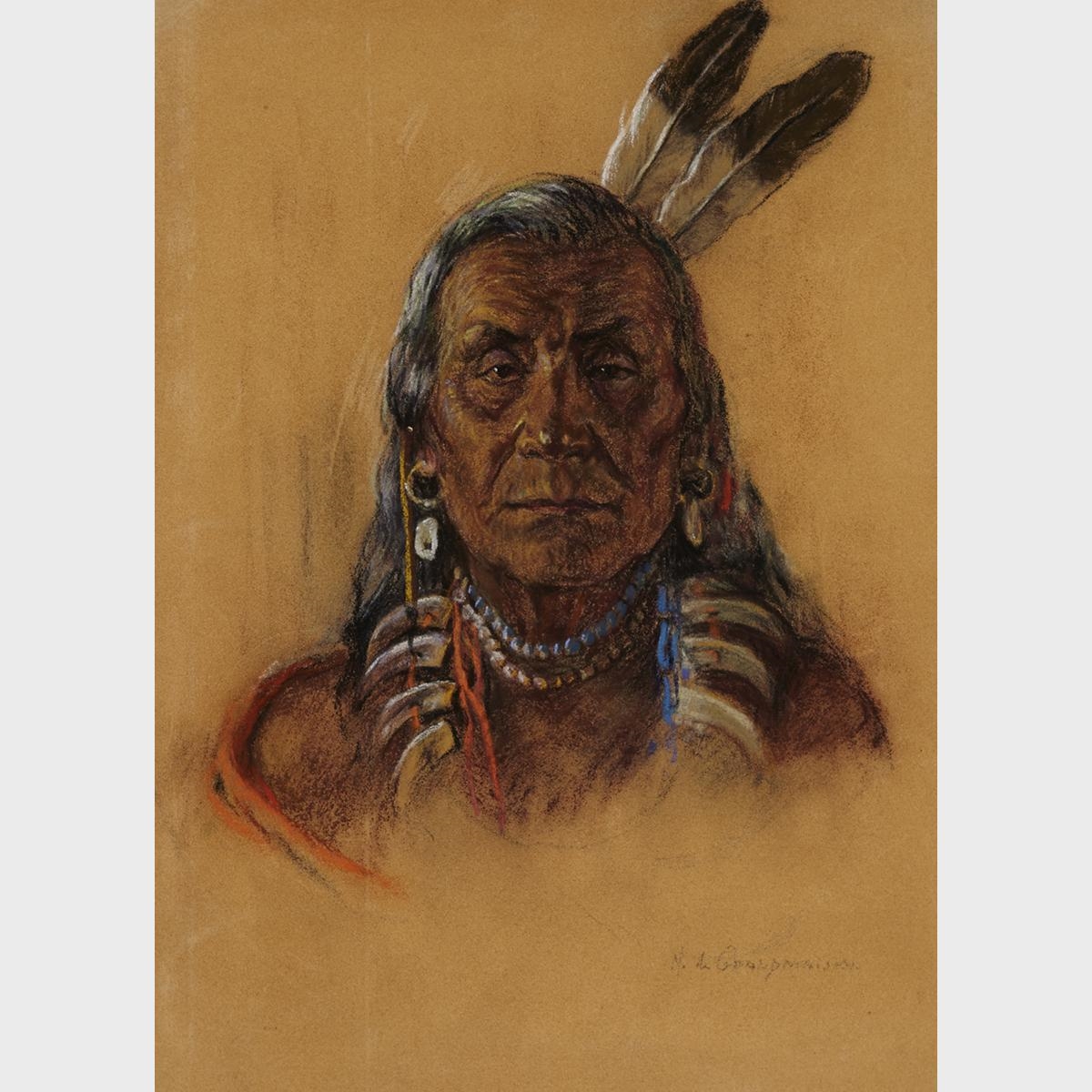 Nicholas de Grandmaison | CHIEF EAGLE PLUME | MutualArt