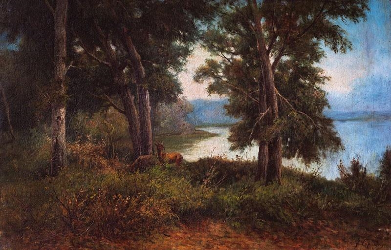 Francesco Capuano | Ciervo pastando | MutualArt