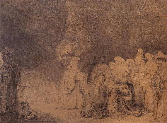 Rembrandt van Rijn | The presentation in the temple | MutualArt