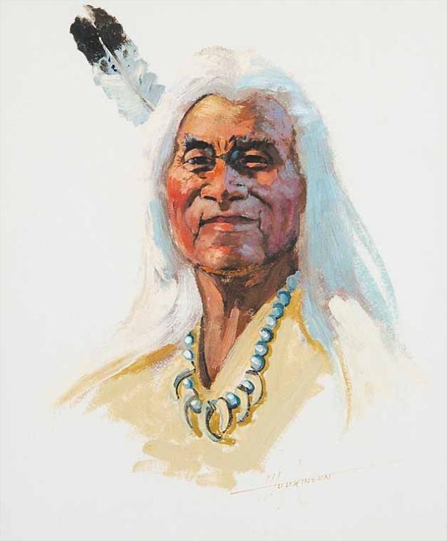 Harold Hopkinson | Untitled Chief Dan George | MutualArt