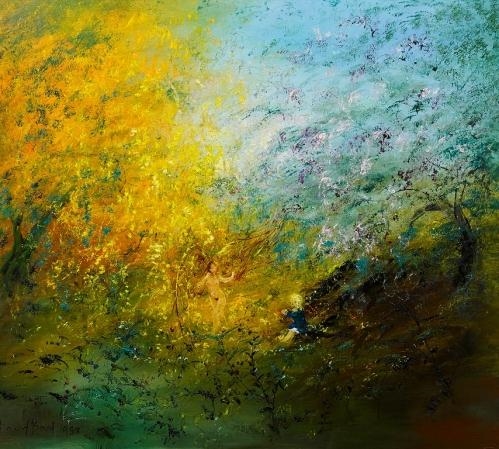 David Boyd | Jacaranda and the Wattle (1988) | MutualArt