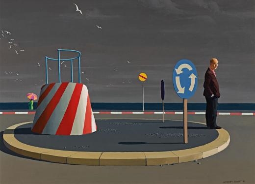 Jeffrey Smart | Antibes (1965) | MutualArt