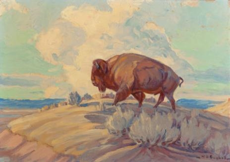 Harold Bugbee | Last of the Herd (1956) | MutualArt