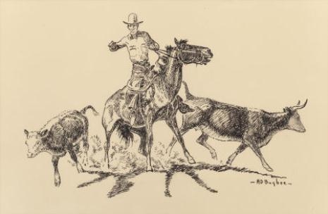Harold Bugbee | Working Cattle | MutualArt