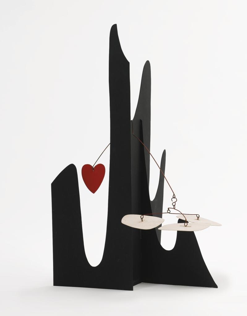 Alexander Calder | CRAG WITH RED HEART (1974) | MutualArt