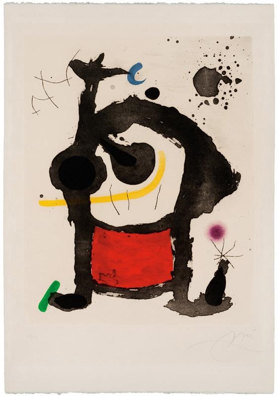 Joan Miró | Homage to Picasso (1972) | MutualArt