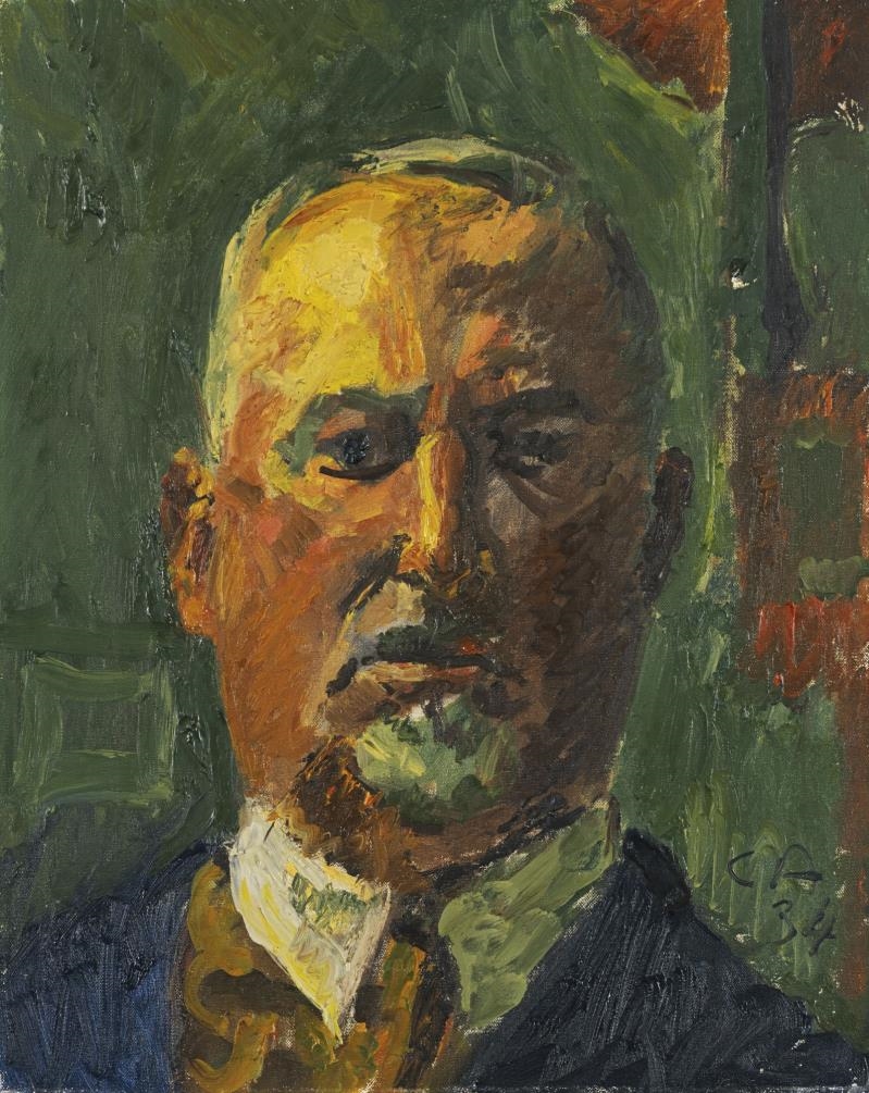Cuno Amiet | SELF-PORTRAIT (1935) | MutualArt
