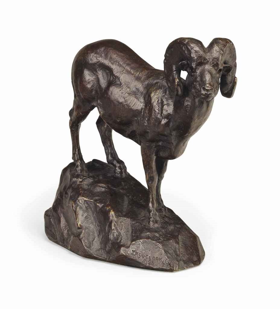 James Lippitt Clark | 'Big-Horn Ram' | MutualArt