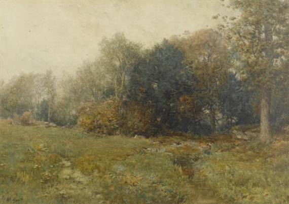 Alexander Helwig Wyant | Autumn landscape | MutualArt