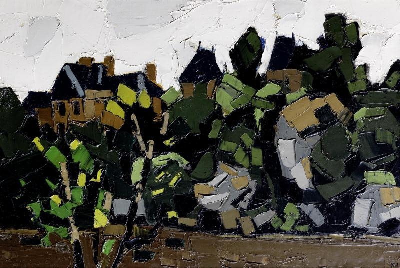 Kyffin Williams | Sun Above Nant Peris (no. 2) (1982) | MutualArt