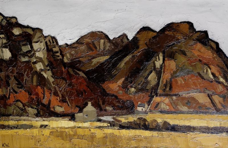 Kyffin Williams | Sun Above Nant Peris (no. 2) (1982) | MutualArt