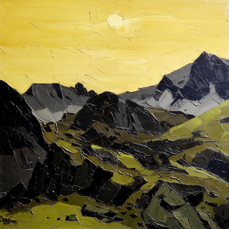Kyffin Williams | Sun Above Nant Peris (no. 2) (1982) | MutualArt