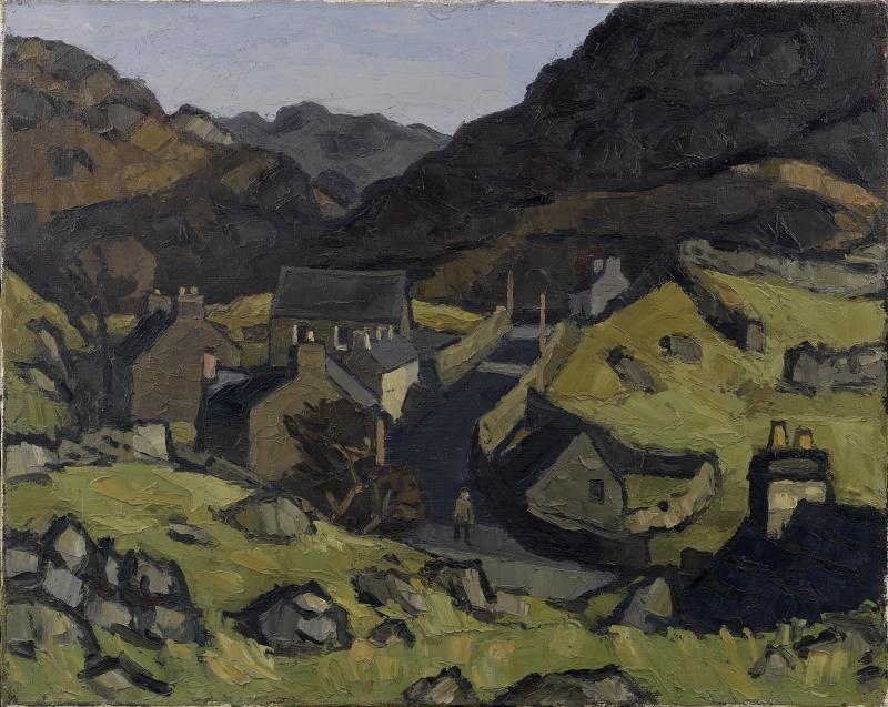 Kyffin Williams | Sun Above Nant Peris (no. 2) (1982) | MutualArt