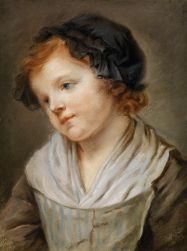 Jeanne-Philiberte Ledoux | PORTRAIT DE PETITE FILLE EN BUSTE | MutualArt