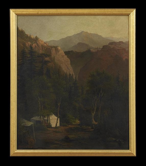 Charles Craig | Mountain Camp (1883) | MutualArt