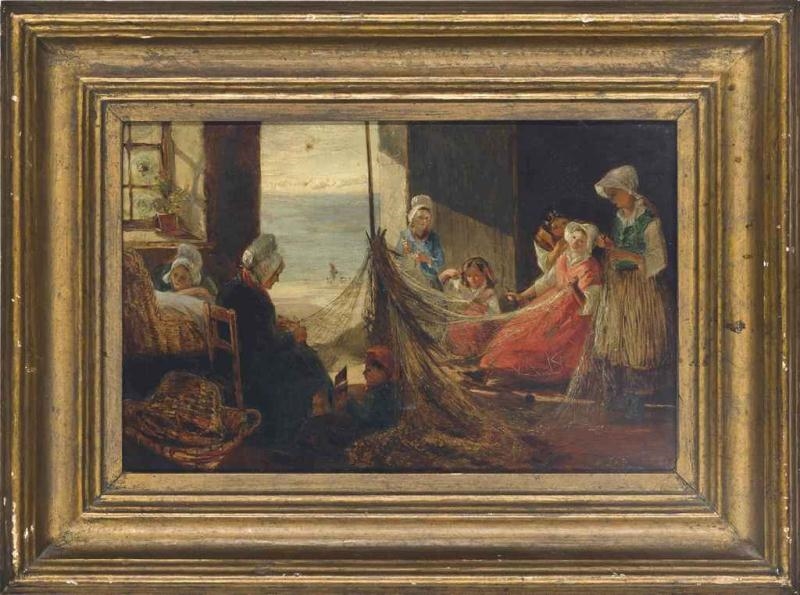 Lionel Percy Smythe | MENDING THE NETS | MutualArt