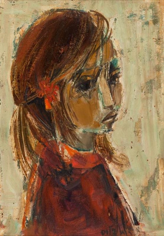 Ruth Schloss | Red Head | MutualArt