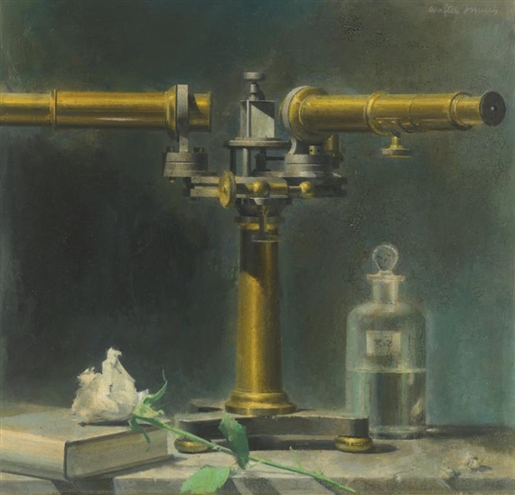 Walter Murch | SPECTROSCOPE WITH ROSE (1953) | MutualArt